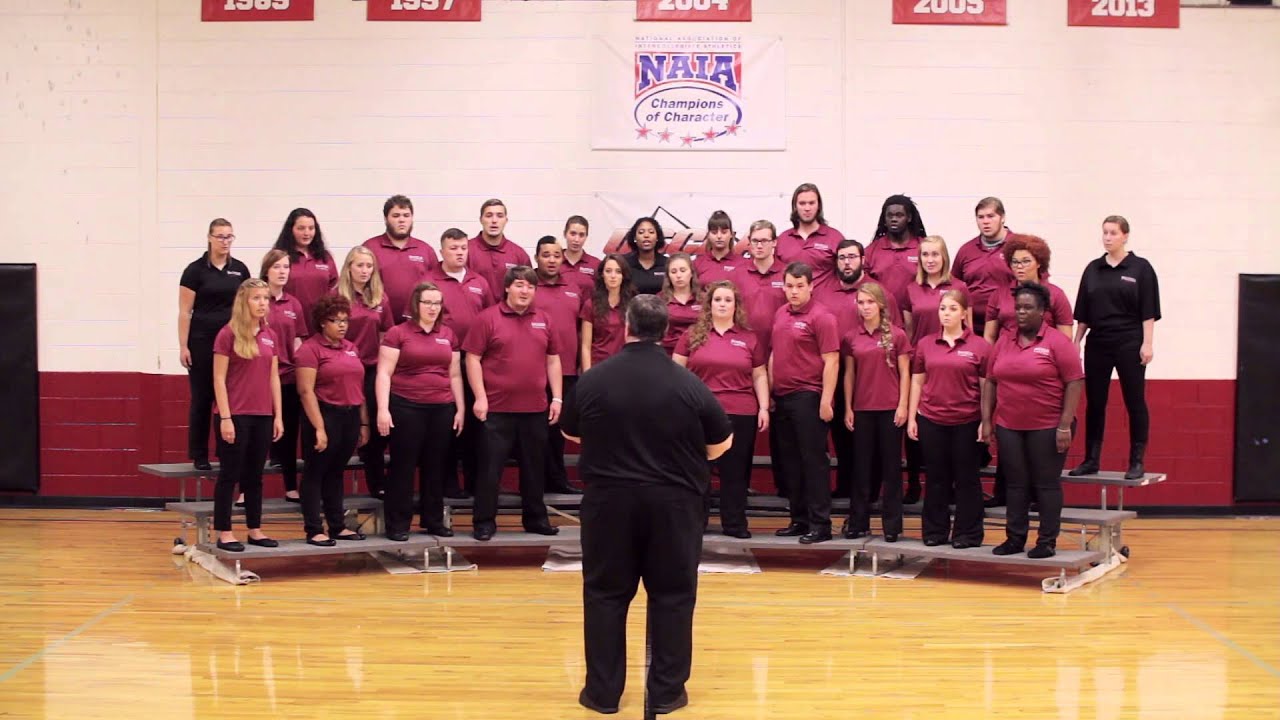 Rochester College A Cappella Chorus National Anthem - YouTube