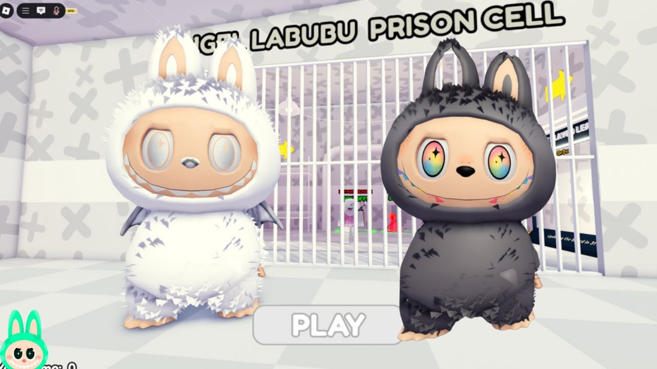 SECRET LABUBU VS ANGEL LABUBU BARRY'S PRISON RUN! SCARY OBBY Full ...