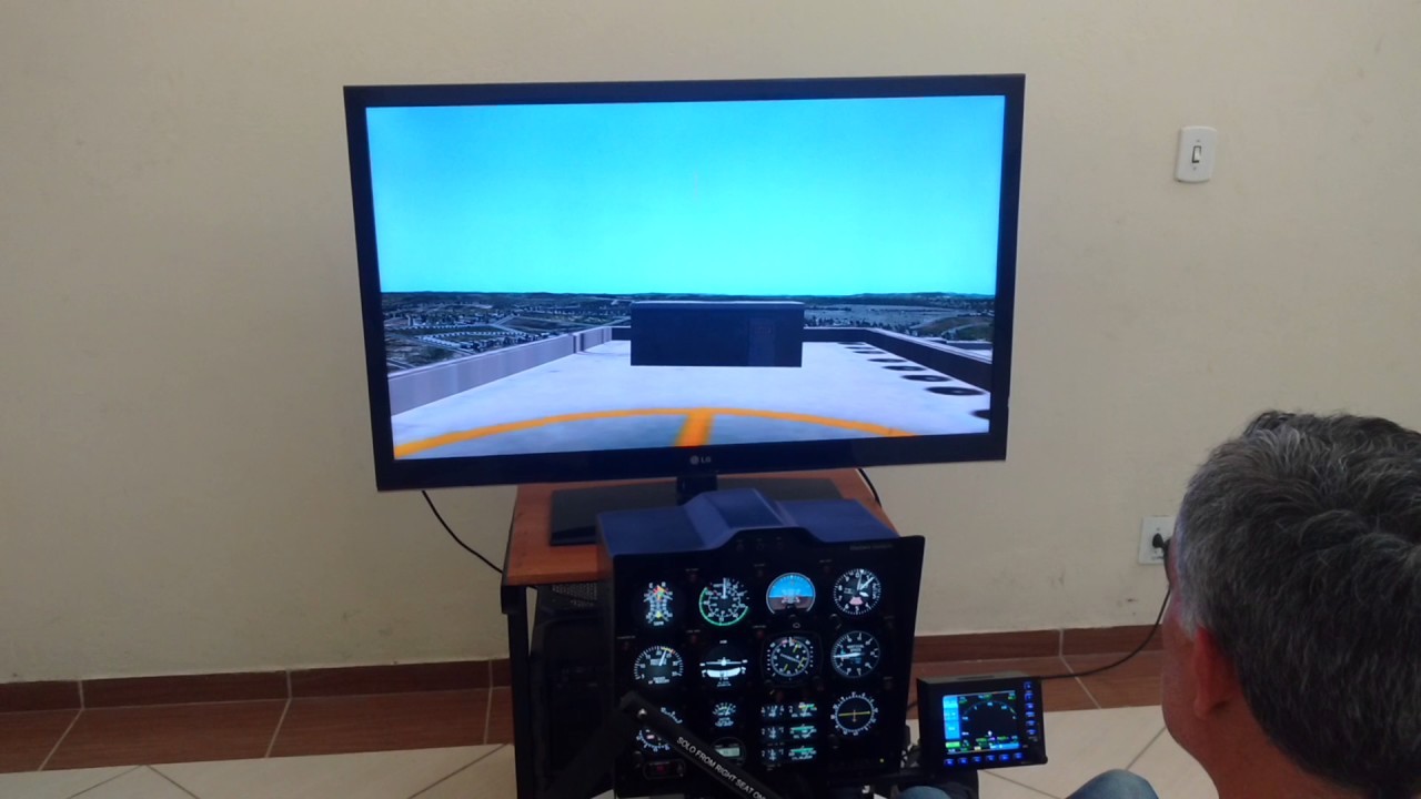 R22 simulator - landing on the building - Pouso Prédio X-Plane - YouTube