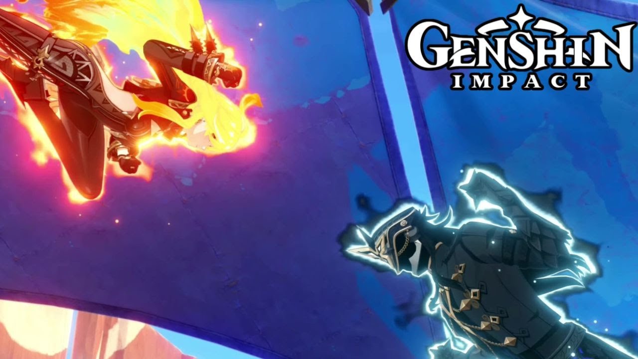 Mavuika Vs Capitano Harbinger No. 1 Cutscene Animation | Genshin Impact ...