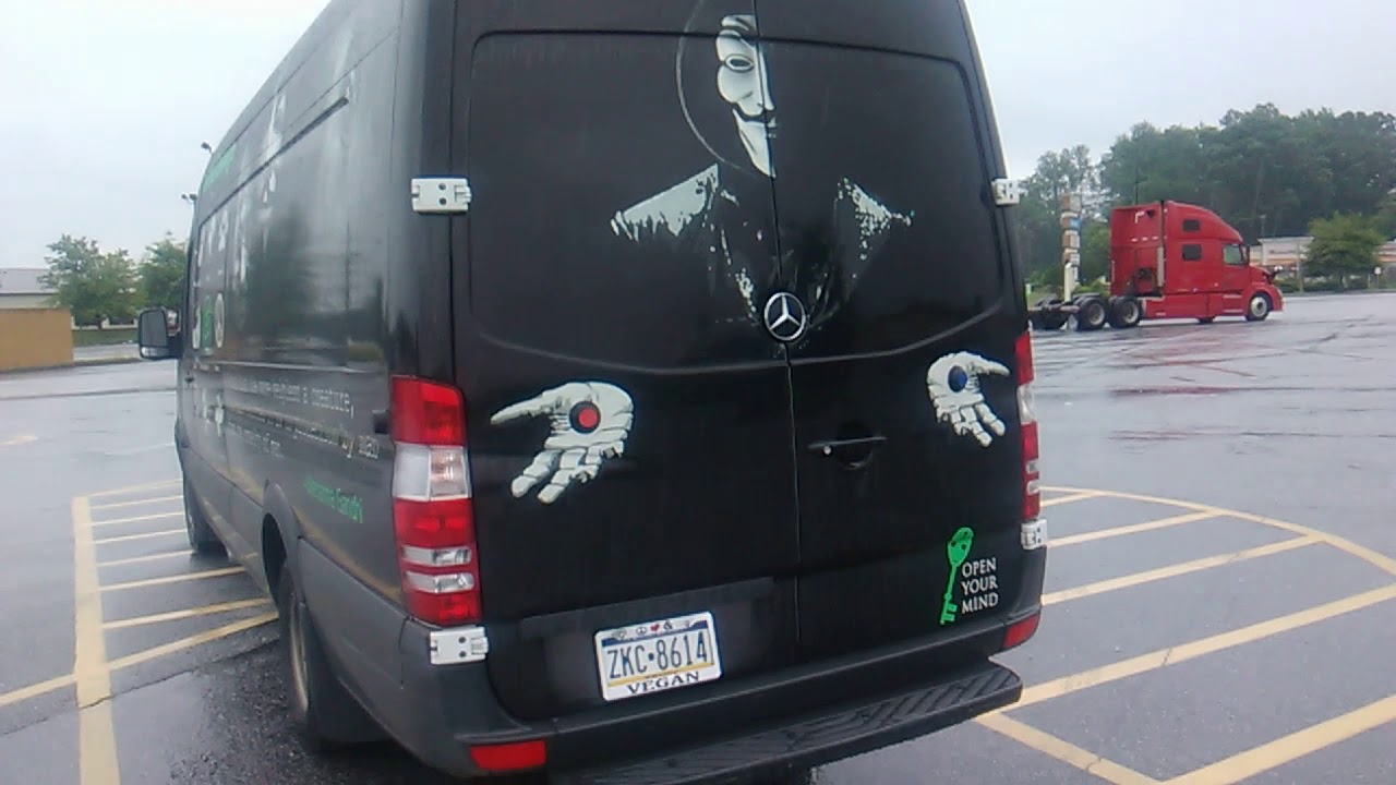 Anonymous Hacking Van - YouTube