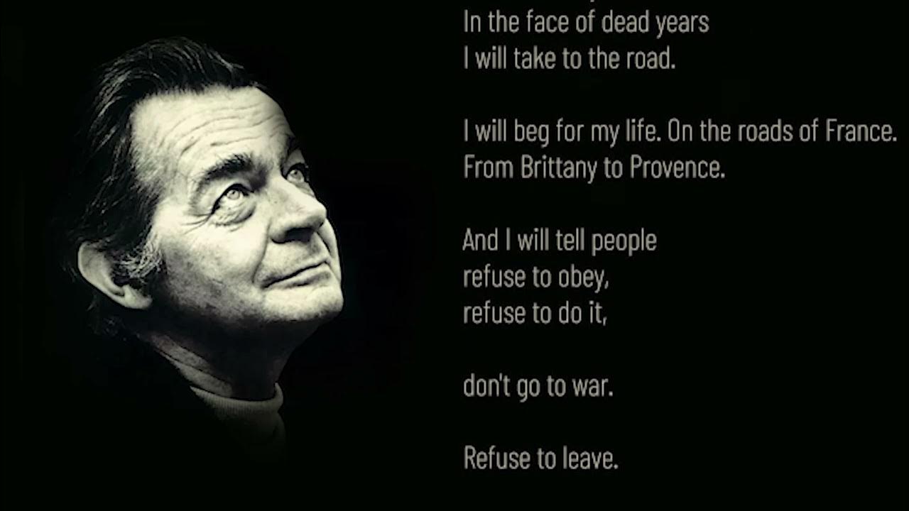 Le deserteur (Serge Reggiani) - with english lyrics - YouTube