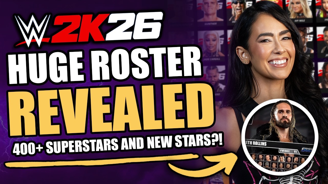 WWE 2K26 Massive Roster Reveal – Incredible WWE Superstars Lineup ...