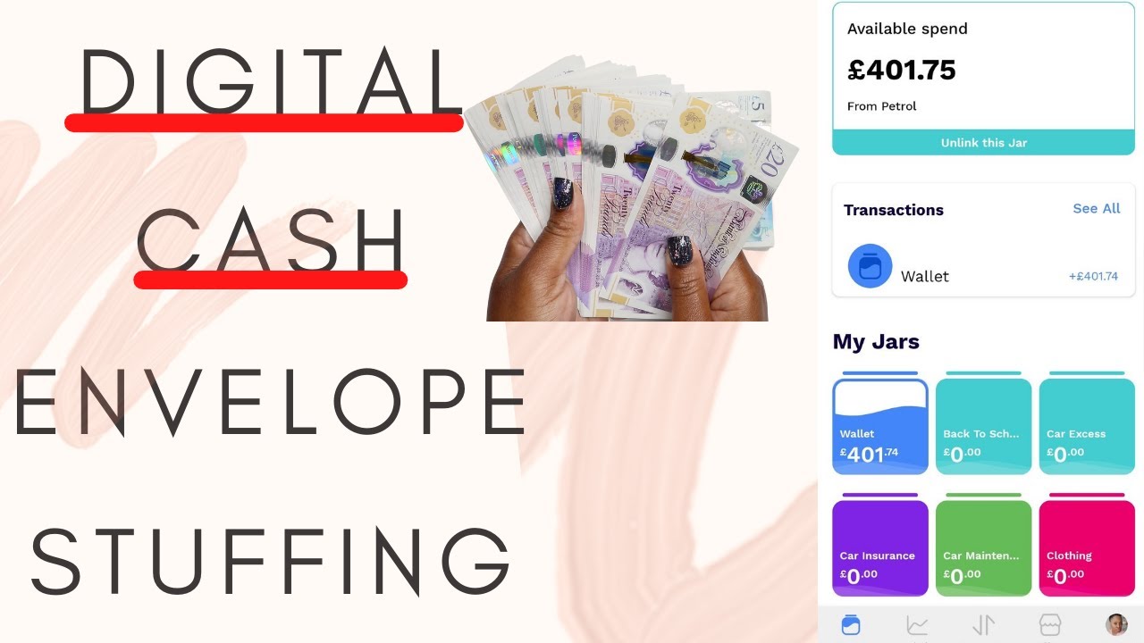 DIGITAL CASH ENVELOPE STUFFING NOVEMBER 2021 USING HYPERJAR | Sinking ...