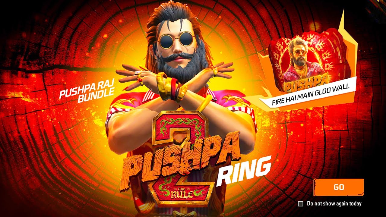 NEW PUSHPA 2 RING EVENT FREE FIRE | NEW EVENT PUSHPA 2 # ...