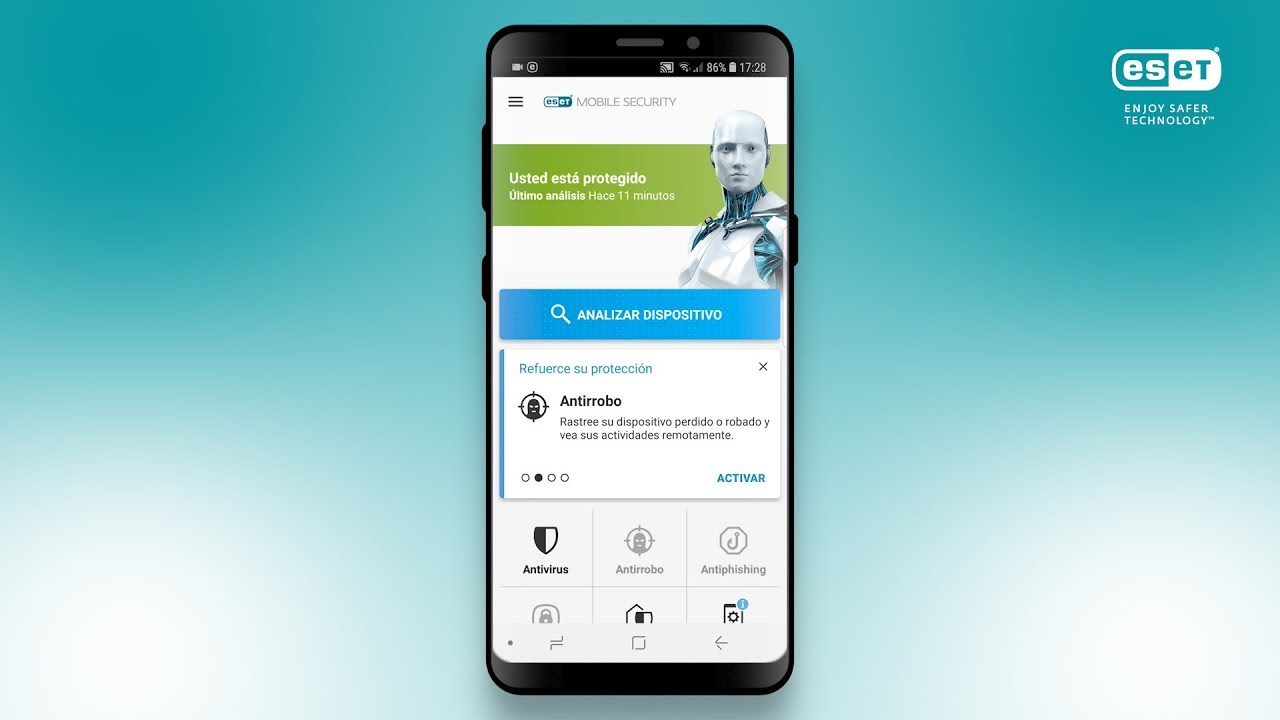 Cómo activar tu licencia en ESET Mobile Security para Android - YouTube