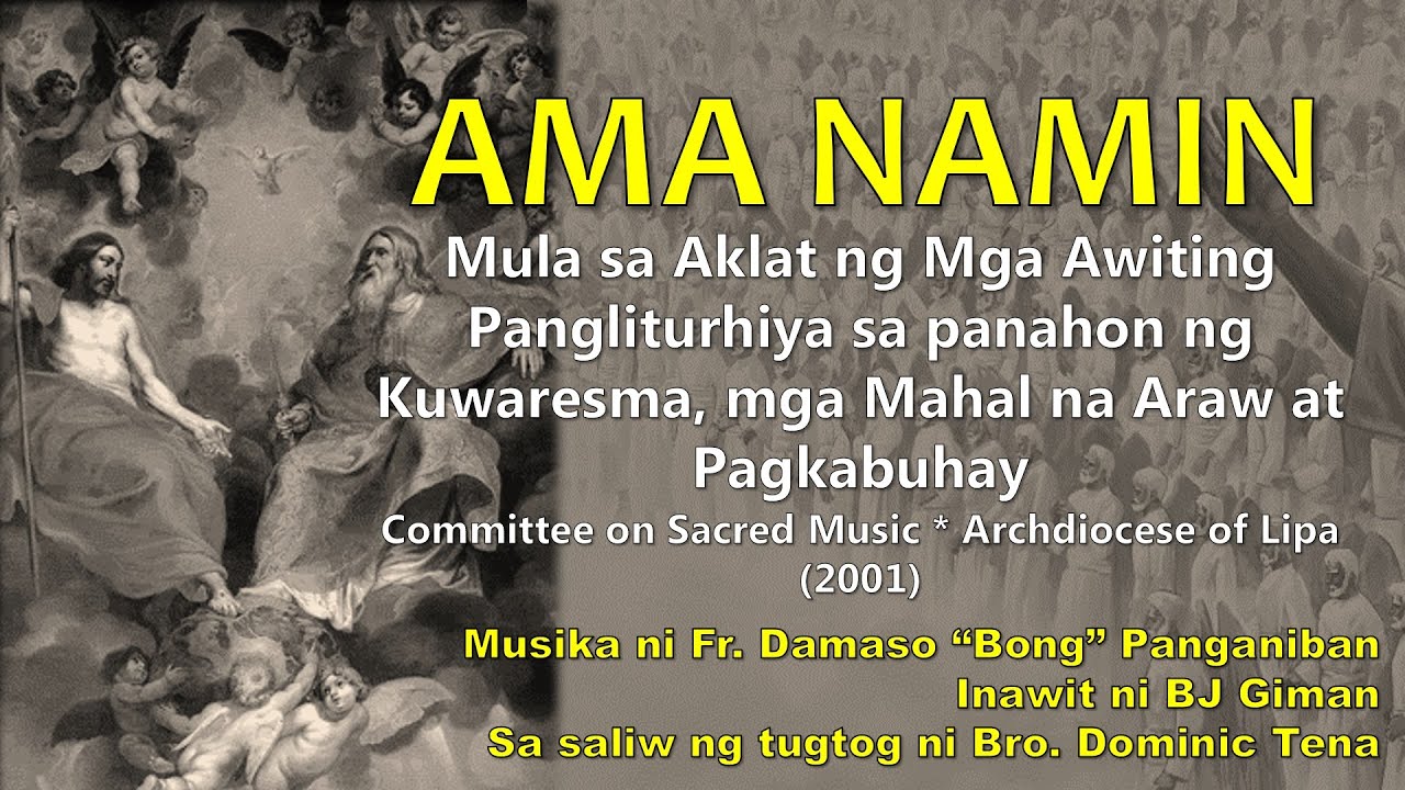 AMA NAMIN (Version 1) | FR. BONG PANGANIBAN - YouTube