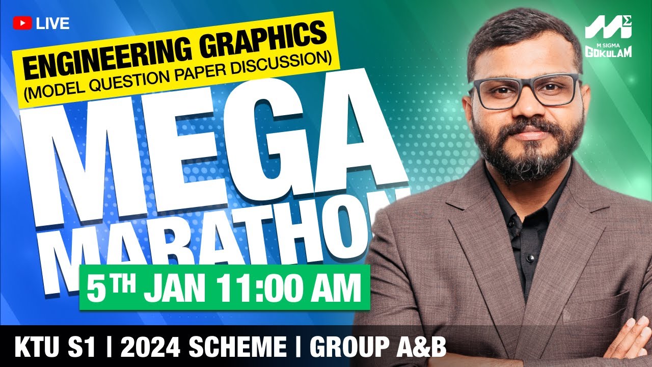 S1 KTU| GRAPHICS |Part 3| Group A, B | MEGA MARATHON LIVE | 2024 Scheme ...