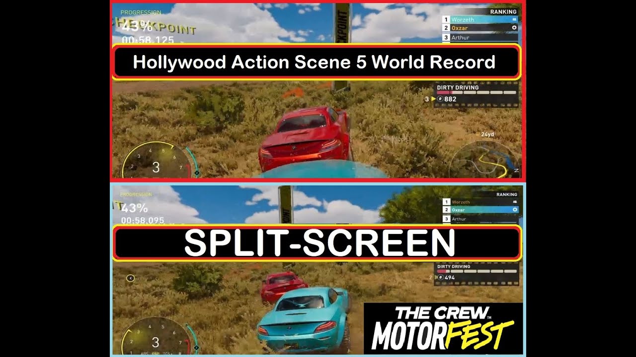 Hollywood Action Scene 5 - Split Screen World Record - The Crew ...