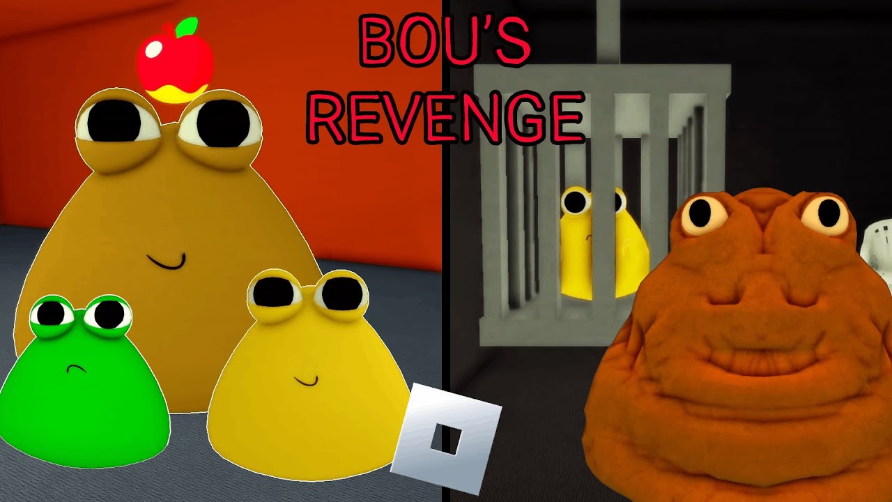 Bou's Revenge // Scary Pou // 2 Endings Roblox – games - YouTube