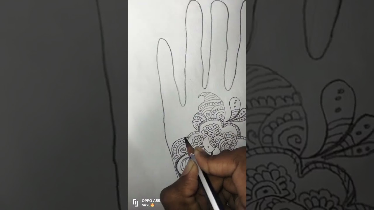 Easy mehadi design - YouTube