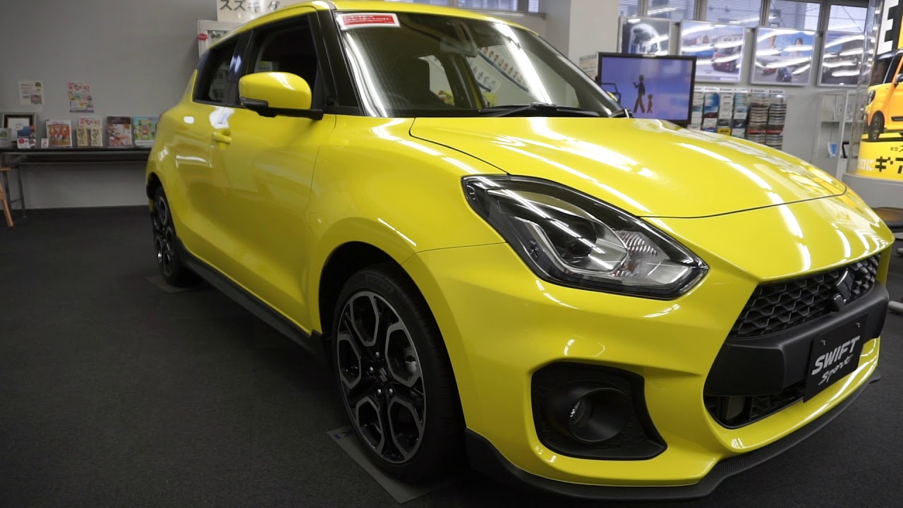 スズキNEWスイフトスポーツZC33S(黄色) at スズキ歴史館 - YouTube