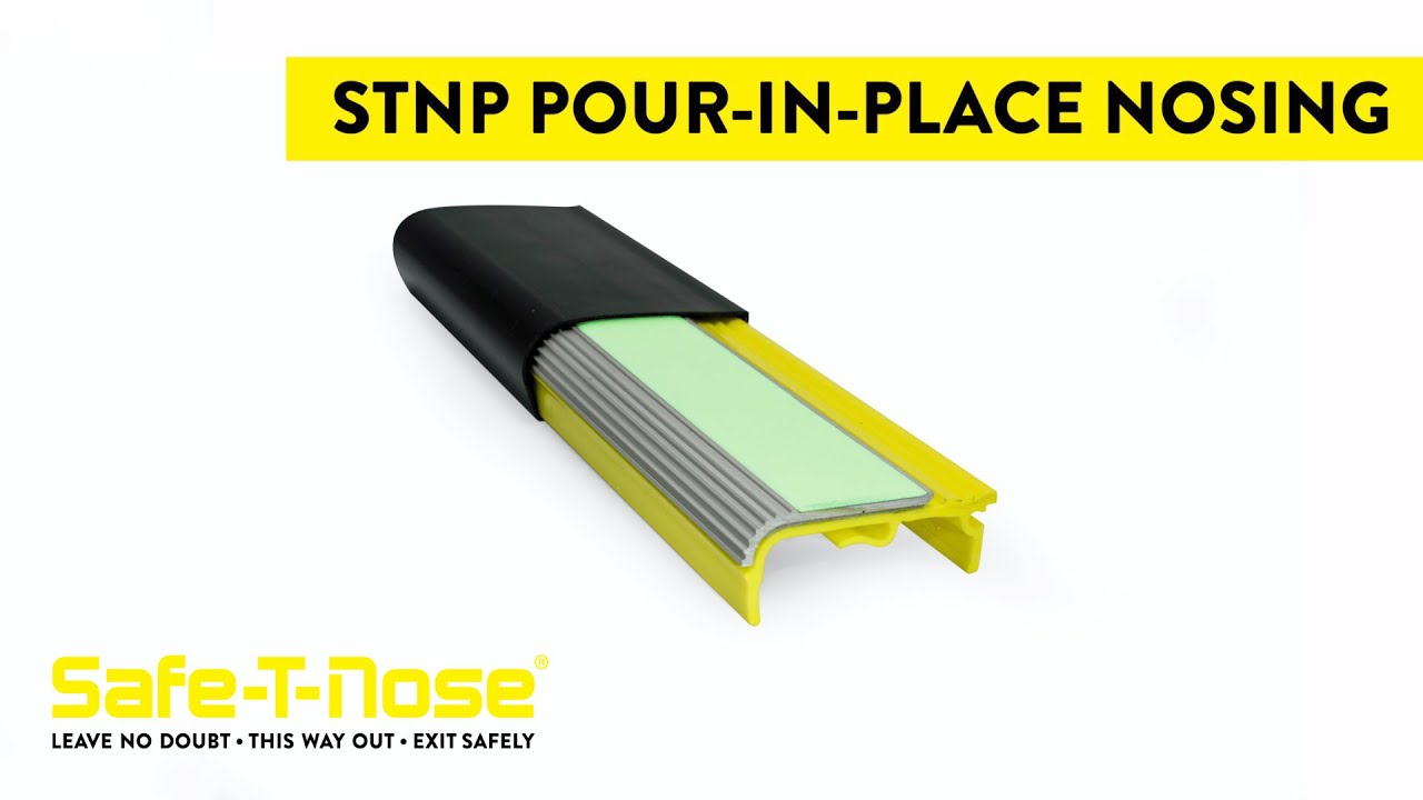 STNP Pour-in-Place Stair Nosing Overview and Installation | Safe-T-Nose ...
