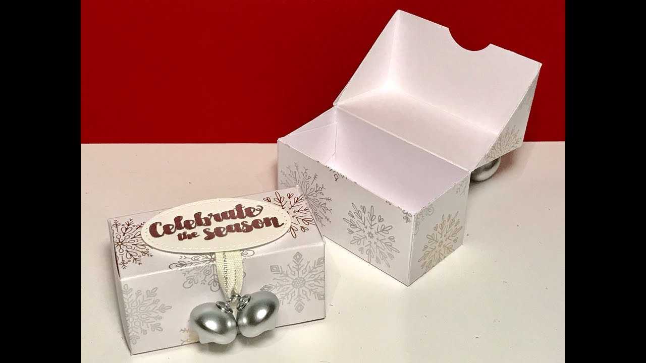 Year of Cheer Gift Box with Mini Ornaments - Video Tutorial with ...