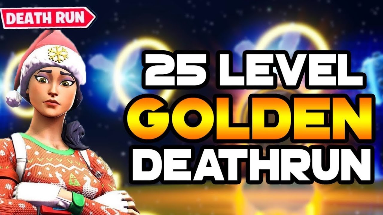 Fortnite | The Race | 25 level gold death run | Fortnite creative - YouTube