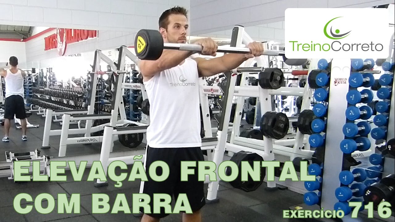 Elevação Frontal Com Barra Pegada Pronada - RETOEDU