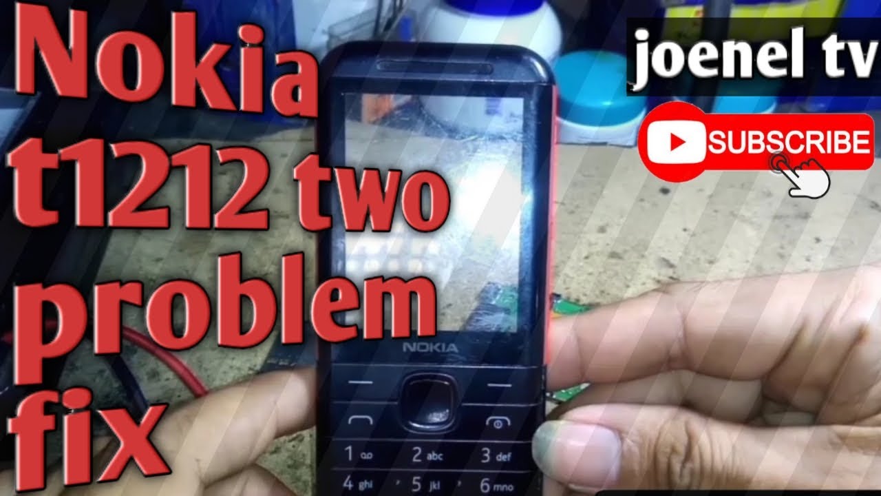 Nokia TA 1212 power on problem & keypad not function easy fix. - YouTube