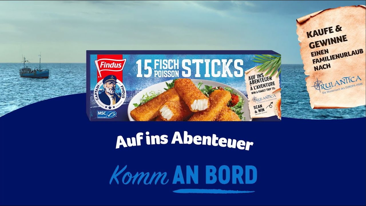 Fish Sticks Captain Findus – Auf ins Abenteuer! - YouTube