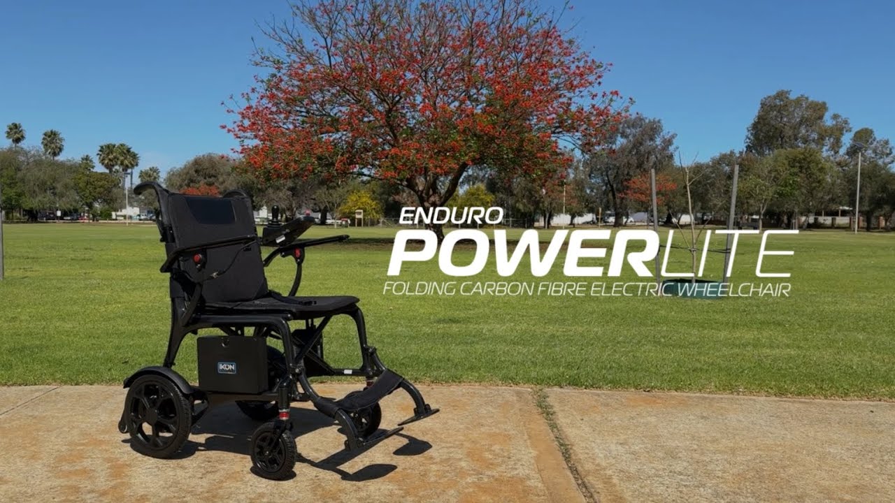 INTRODUCING: Enduro Powerlite Carbon Fibre Electric Wheelchair - YouTube