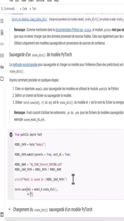 Comment sauvegarder un modèle en machine learning 💾 #deeplearning #machinelearning #pytorch #ai ...