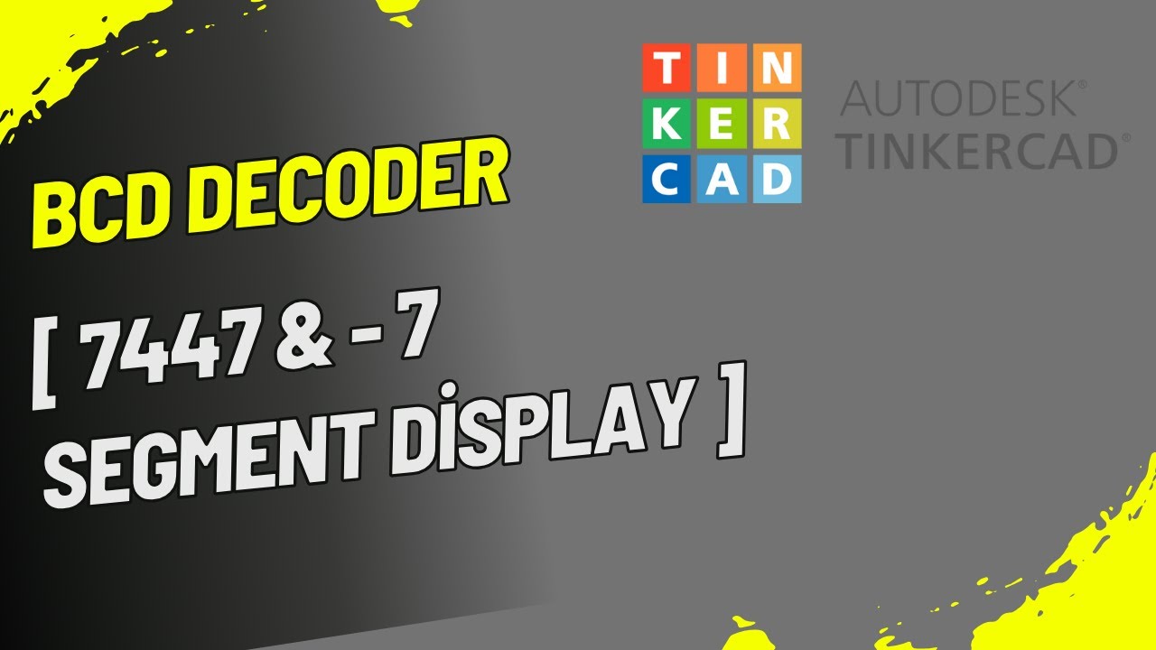 BCD Decoder || NAND GATE & 7447 & 7-Segment Display || PROTEUS ...