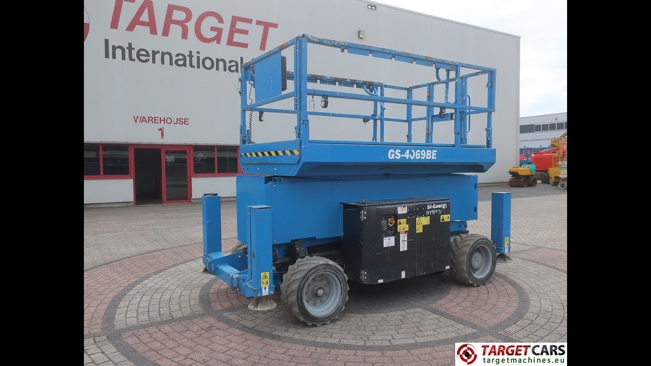 780925 GENIE GS-4069BE HYBRID BI-ENERGY SCISSOR WORK LIFT GS4069 W ...
