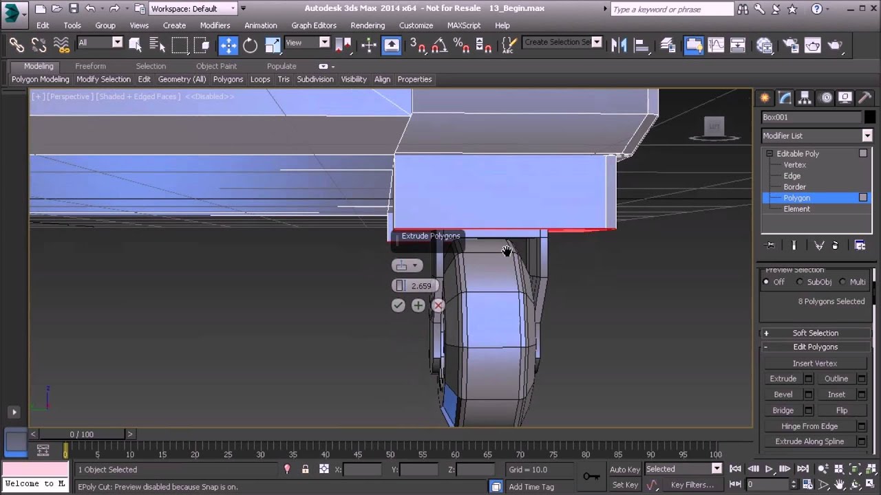 Quick Start to Modeling in 3ds Max : Volume 1 - Part 13 : Modeling The ...