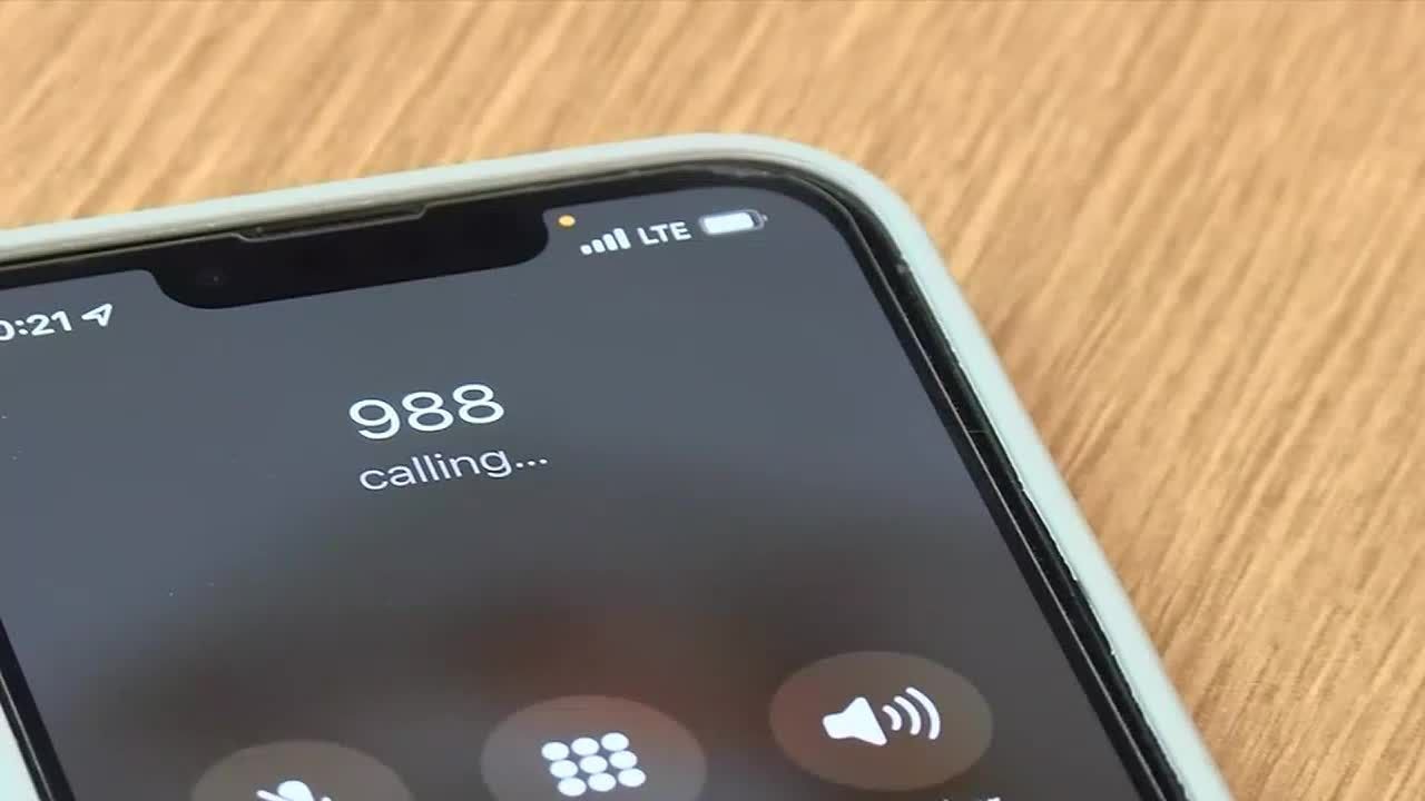 Increase in calls to 988 number - YouTube