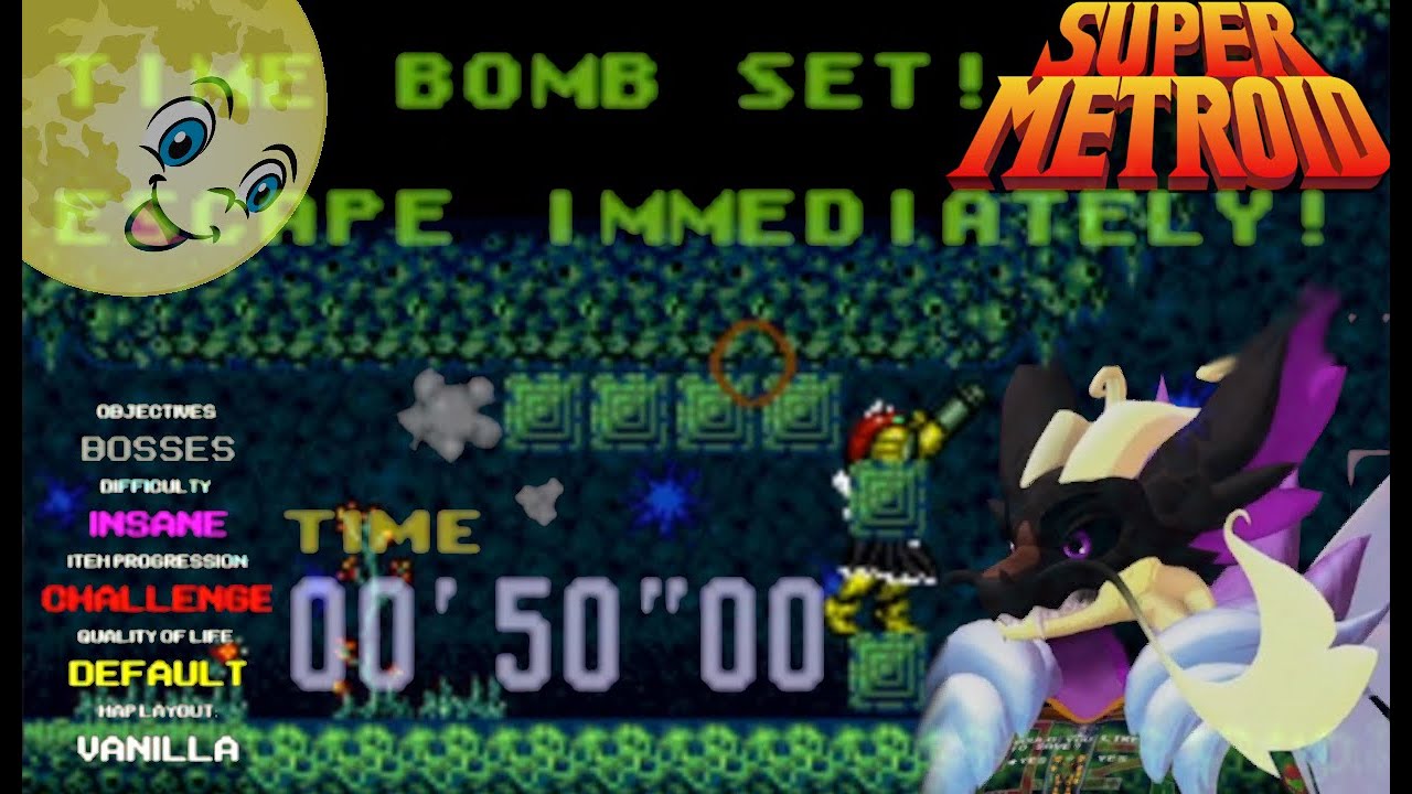 Super Metroid MapRando - Insane Challenge Vanilla [How bad can this be ?] - YouTube