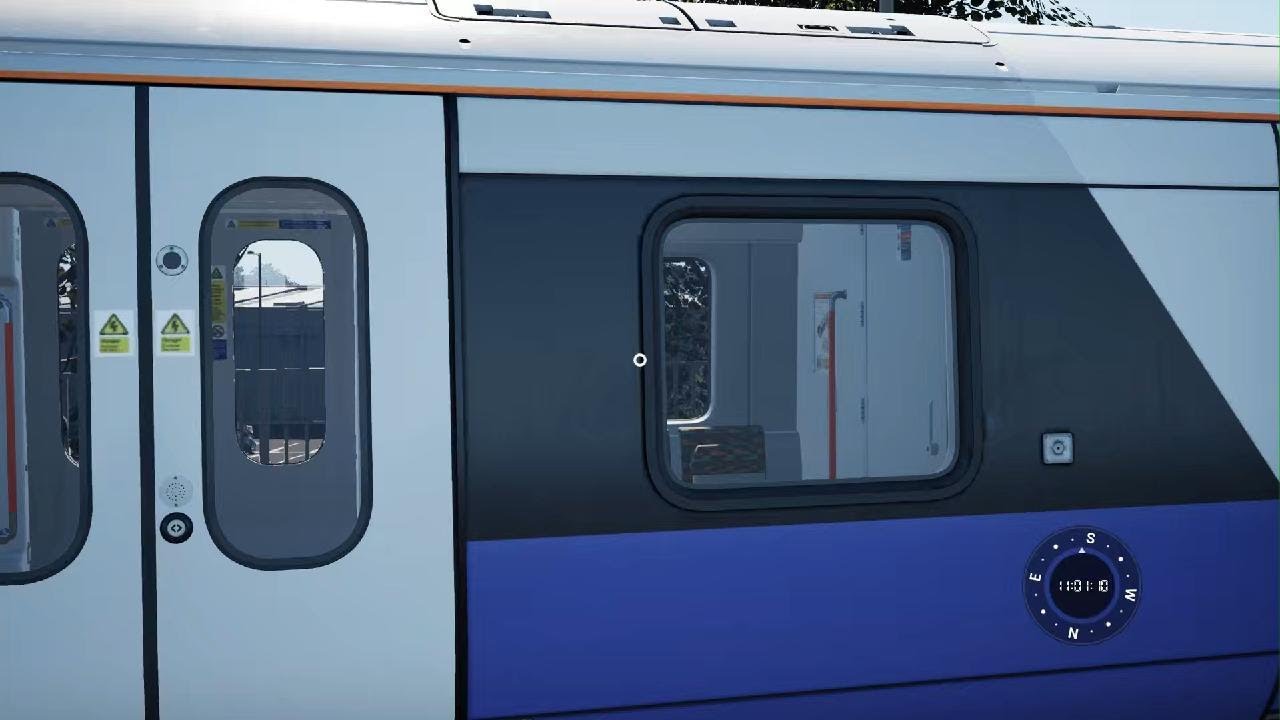 Elizabeth line Class 710 arrive at harringay - YouTube