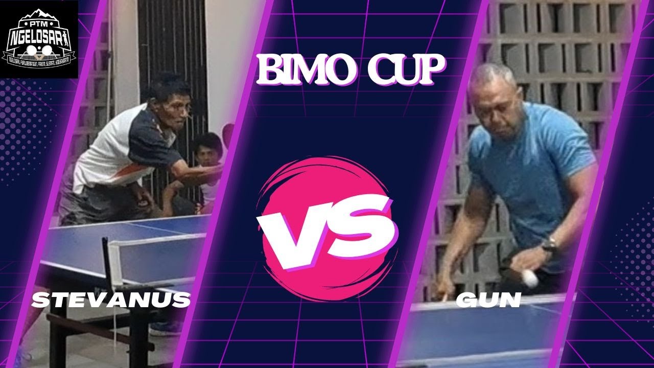 Rivalry Renewed: Stevanus Faces Off Against Gun in Table Tennis Battle ...