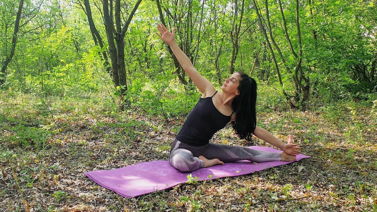 YIN YOGA începători | RELAXARE și FLEXIBILITATE - YouTube