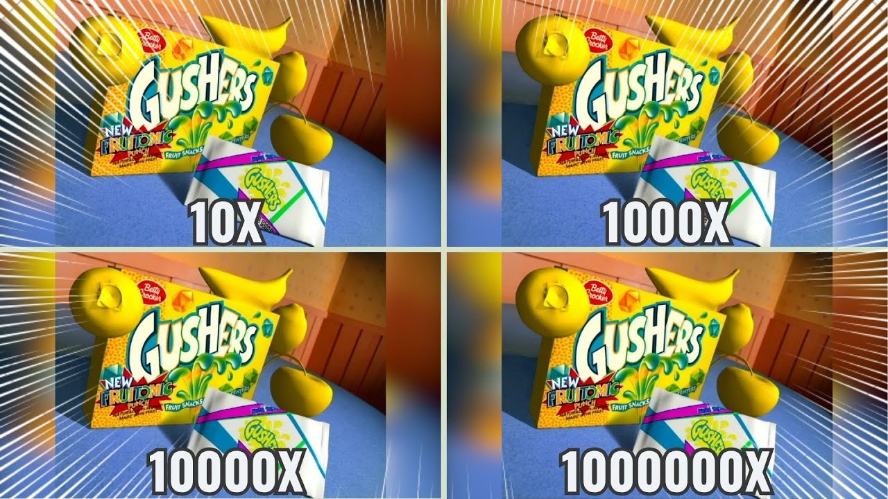 Old Gushers Commercial Intro Getting 1000000X Fast - YouTube