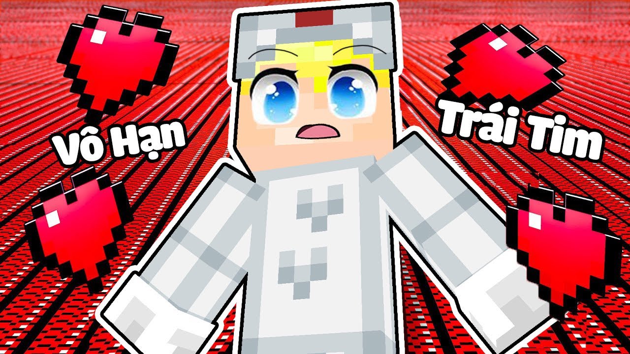 NẾU TÔ GÀ SỞ HỮU VÔ HẠN TRÁI TIM TRONG MINECRAFT KHIẾN SINH TỐ BẤT NGỜ ...
