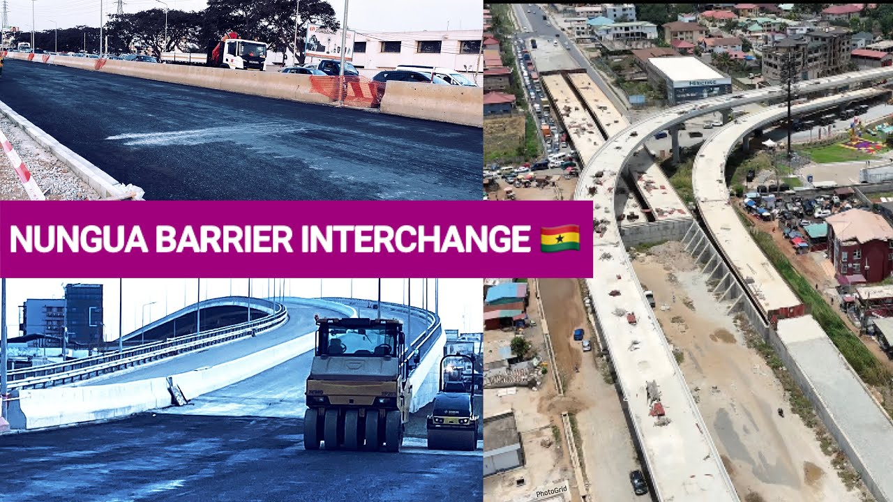 Finally, Modern Asphalt Overlay On Nungua Barrier Interchange Project ...