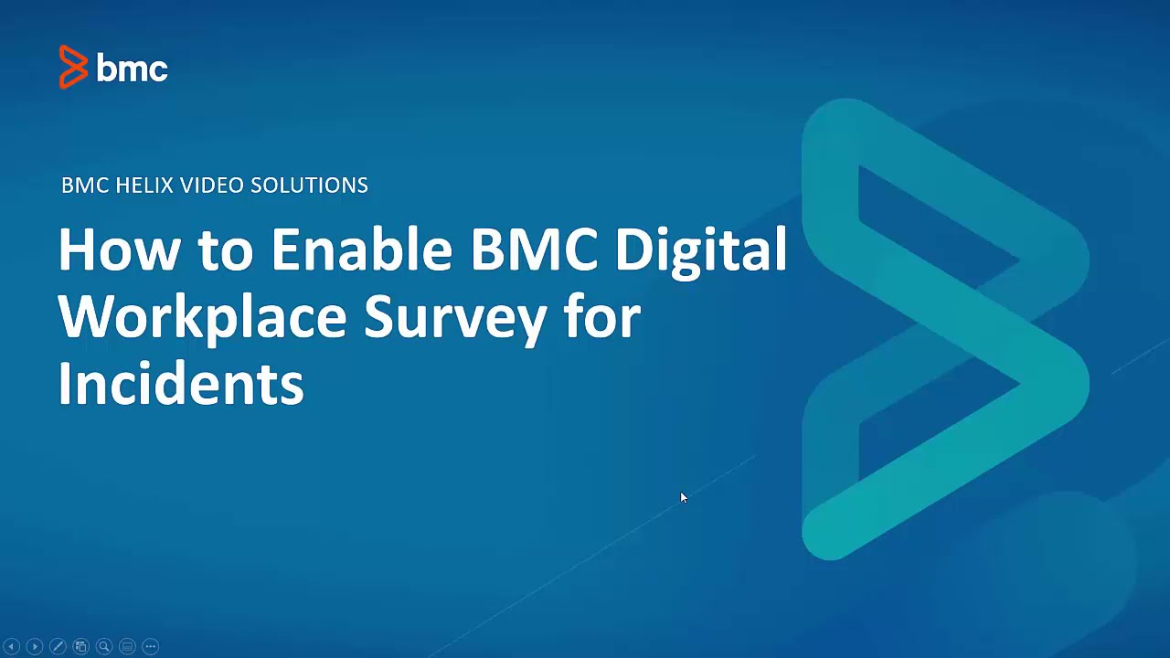 BMC Digital Workplace: How to Enable DWP Survey for Incidents - YouTube