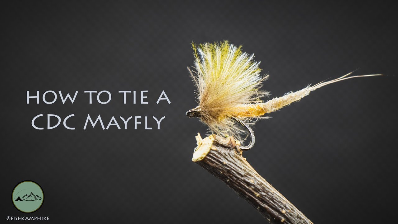 Fly tying with Andrew Herkes - How to tie a CDC Mayfly - YouTube