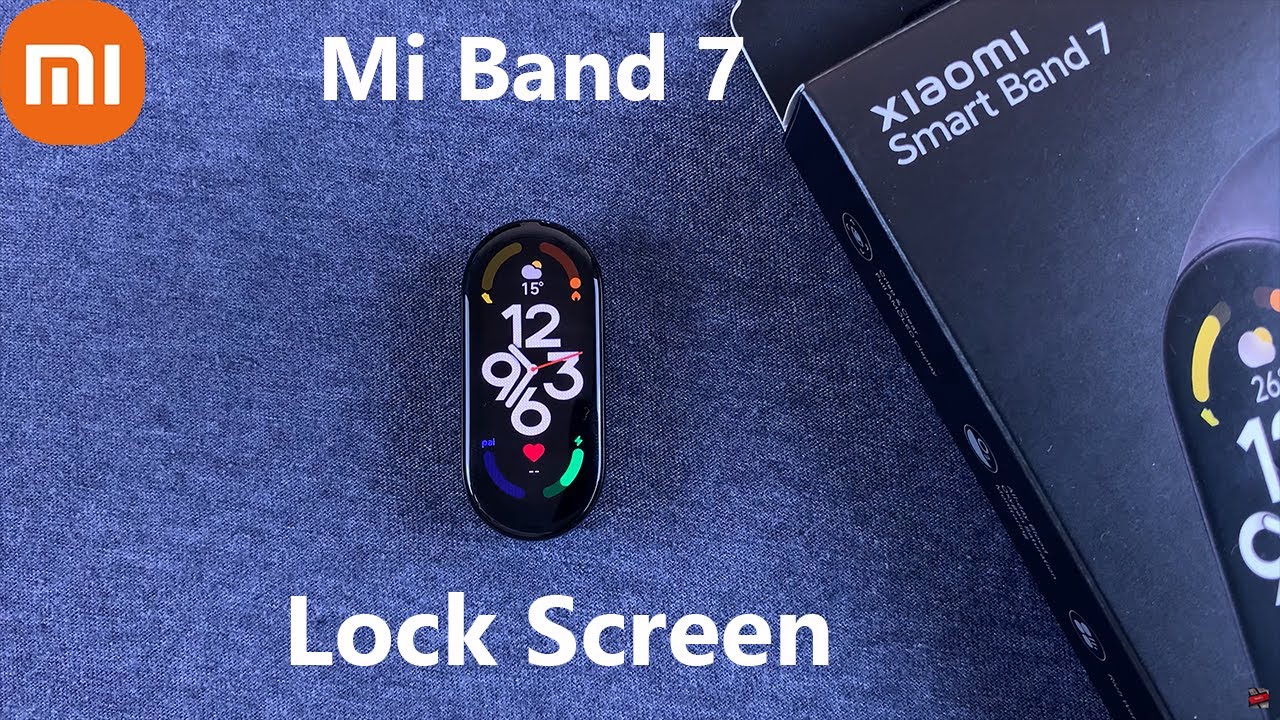 How To Enable Screen Lock On Xiaomi Smart Band 7 | Mi Band 7 - YouTube