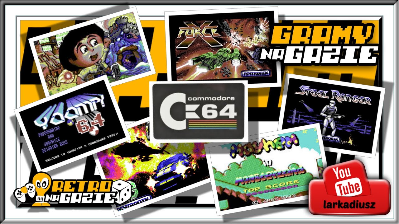 Gramy na Gazie #28. Przegląd gier na Commodore 64. Część I - YouTube