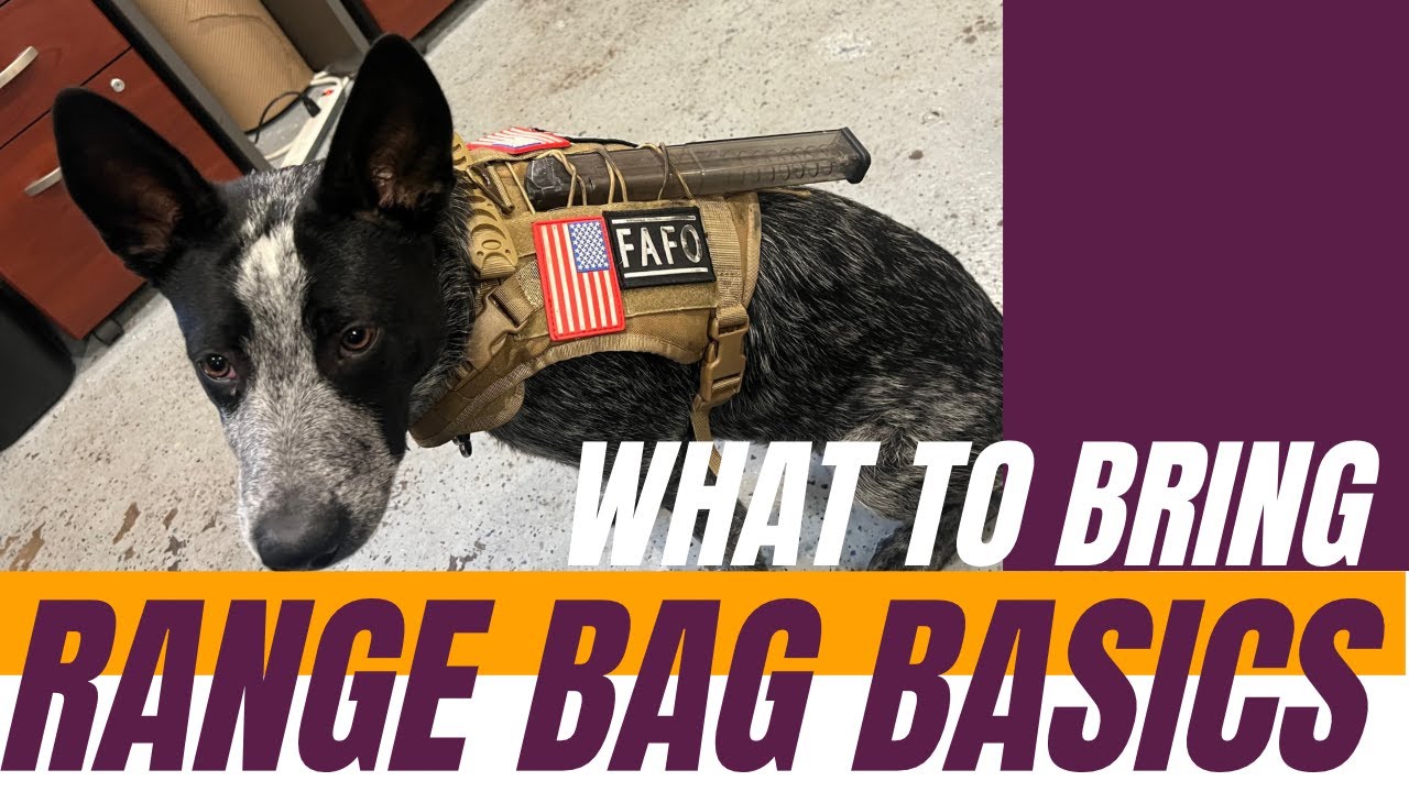 GUN RANGE BAG BASICS - What to bring to the range and how. - YouTube