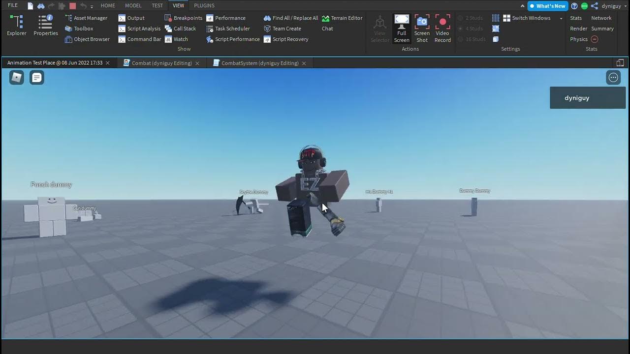My First M1 Combo! | Roblox Studio - YouTube