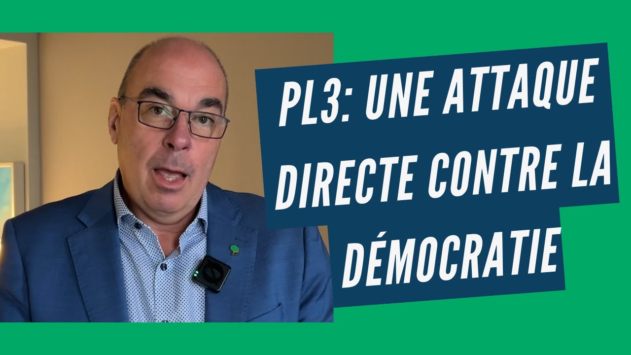 Réaction de Luc Vachon au projet de loi 3 - YouTube
