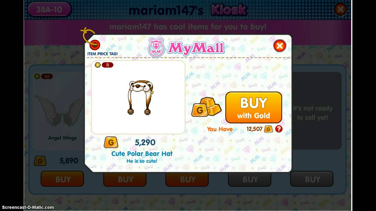 FANTAGE:BUYING THE CUTE POLAR BEAR HAT!YAY I GOT IT - YouTube