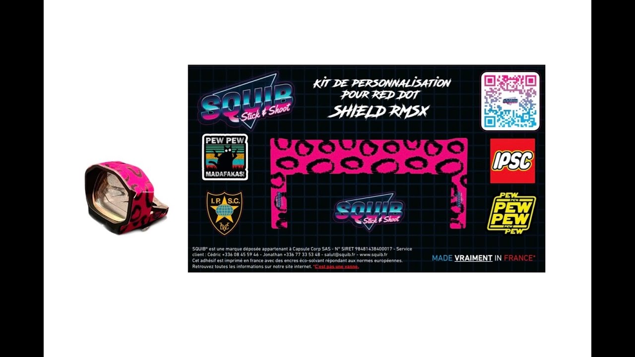 SQUIB - Tuto pose kit red dot Shield RMSx - YouTube