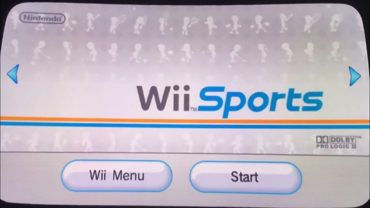 Wii Sports UK Wii Menu Screen - YouTube