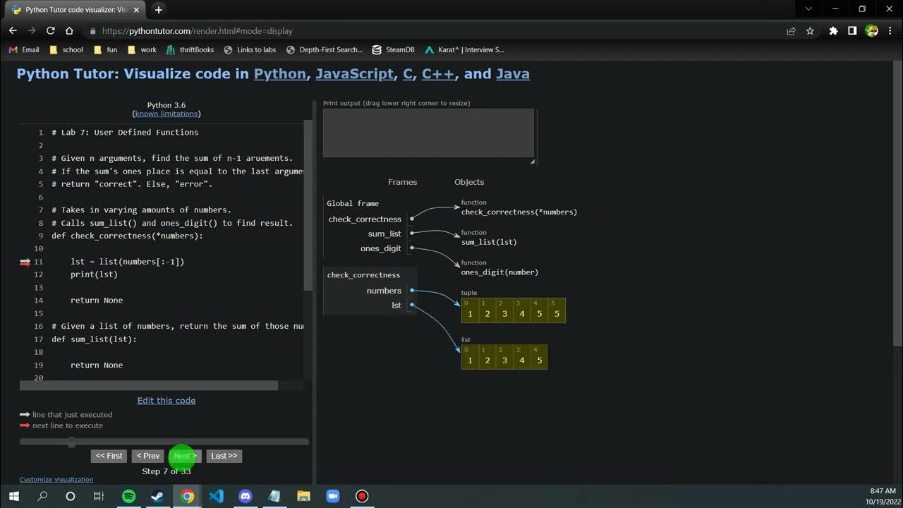CS112 Lab 7 (User Defined Functions) - YouTube