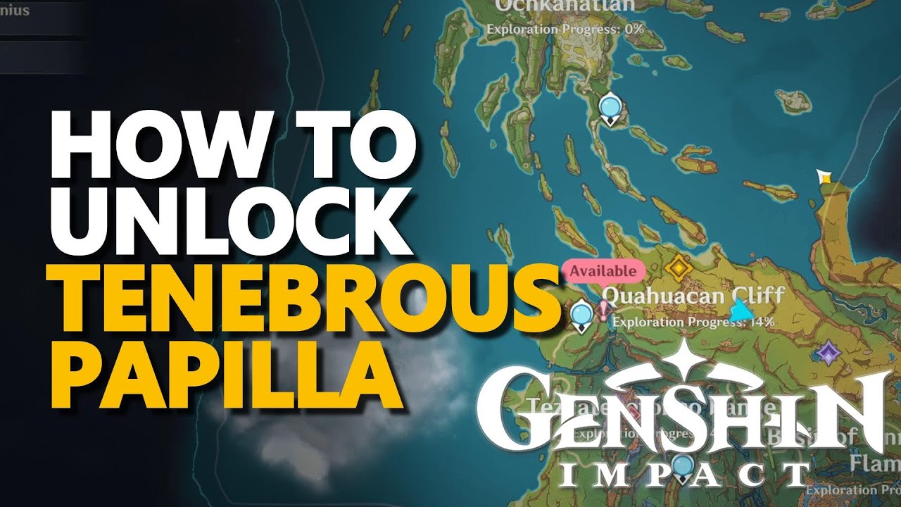 How to unlock Tenebrous Papilla Genshin Impact - YouTube