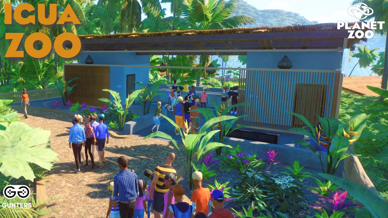 Building A Rest Area With An INCREDIBLE View | Igua Zoo | Planet Zoo ...