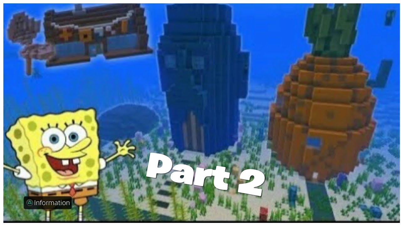 Minecraft spongebob showcase Part 2 - YouTube