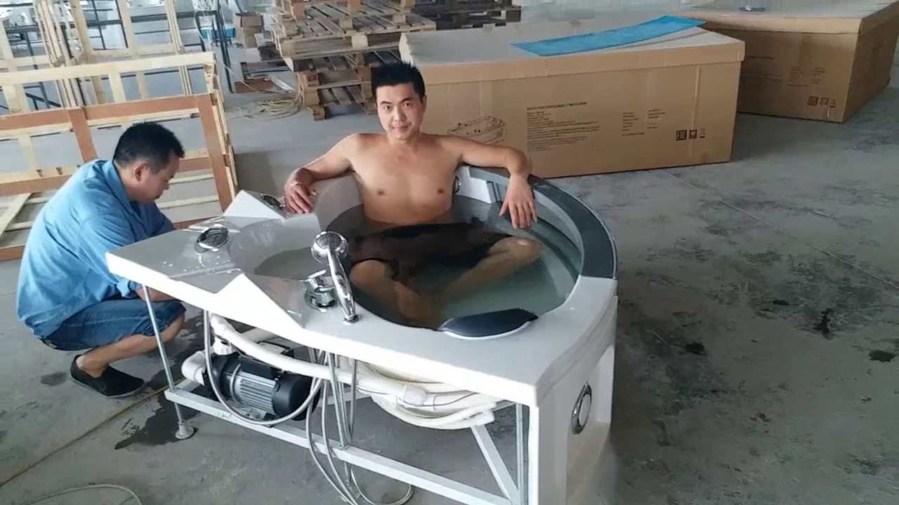 Bruce Testing The Whirlpool Bathtub 135x135 - YouTube
